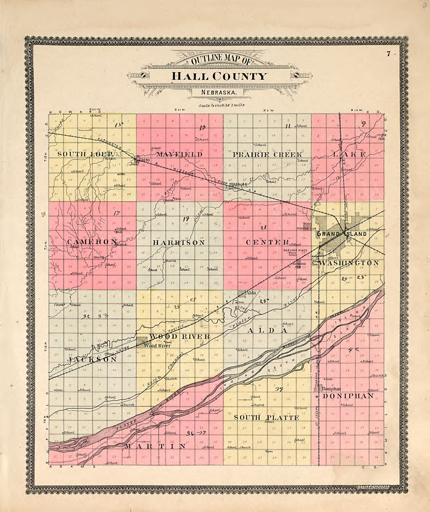 Hall County – Nebraska History & Genealogy – AHGP