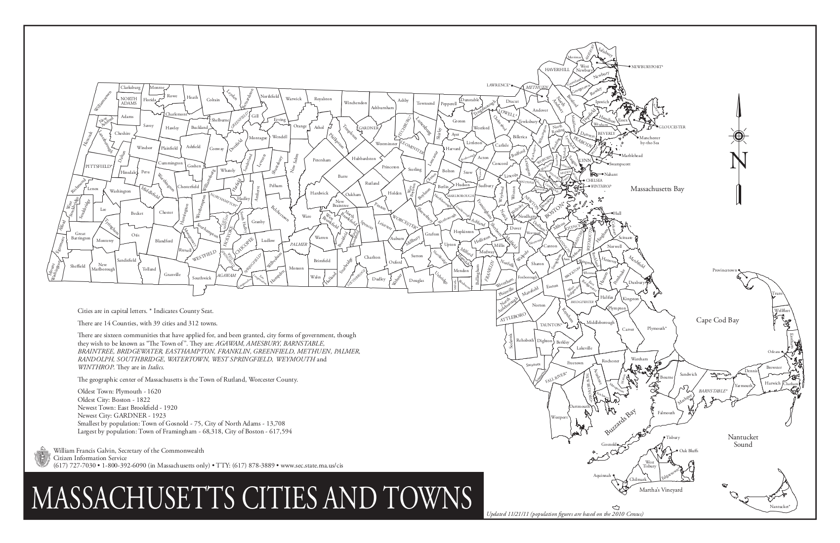 Lists of Current Cities and Towns in Massachusetts – AHGP